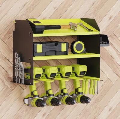 Cina Fabbrica di garage scaffalatore di perforazione scaffalatorio di stoccaggio con viti scatola pegboard organizzatore utensile elettrico in vendita