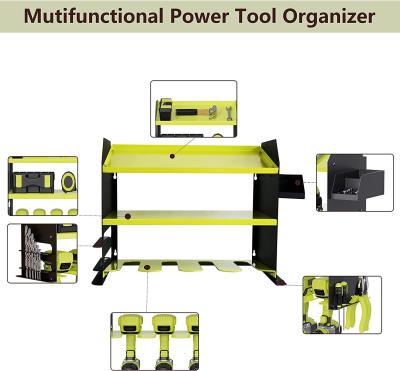 Cina Fabbrica di garage scaffalatore di perforazione scaffalatorio di stoccaggio con viti scatola pegboard organizzatore utensile elettrico in vendita