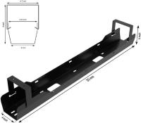 China Plating Cable Tidy Management Tray for Ultimate Setup Desk and Bolt Inserting Type for sale