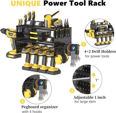 Cina Organizzare il vostro laboratorio con pesante Pegboard Power Tool Rack e Utility Tool Hooks in vendita