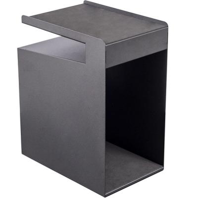 Cina Nero Nascosto Massello Verticale Metallico Appeso Subdesk Scatola Organizzatore di Stoccaggio per scrivania in piedi in vendita