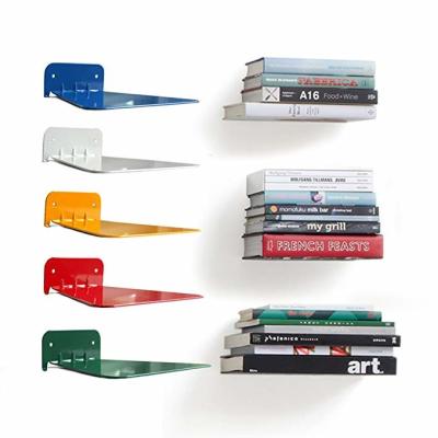 Cina Mensole spesse libreria in acciaio inossidabile per la parete libreria galleggiante in design moderno in vendita
