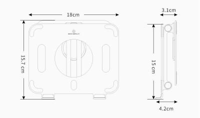Cina Portatile e pieghevole portabook di design moderno per la comodità dell' ufficio in vendita