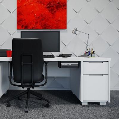 China Sob Montar Prateleira de Armazenamento de Mesa Sob Caixa de Escritório Poupança de Espaço Caixa de Armazenamento de Mesa à venda
