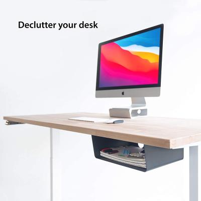 Cina Single Square Modern 2mm Iron Desk Storage Shelf con doppio auricolare in vendita