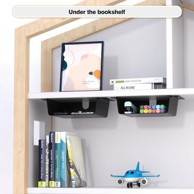 Cina Single Square Modern 2mm Iron Desk Storage Shelf con doppio auricolare in vendita