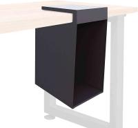 China Efficiently Store Files Solid Hanging Desk Storage Box with Rear Cable Opening for sale