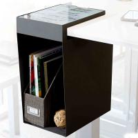 China Efficiently Store Files Solid Hanging Desk Storage Box with Rear Cable Opening for sale