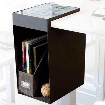 China Efficiënt opslaan van bestanden Solid hangende bureau opslagdoos met achterste kabel opening Te koop