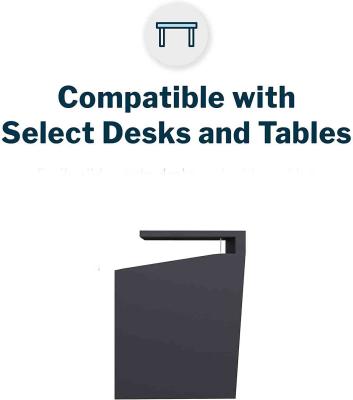 China Rectangle Solid Top Verticaal Hangende Laaier Korf Schrijftafel Onder Kasten Boekenplank Organisator Te koop