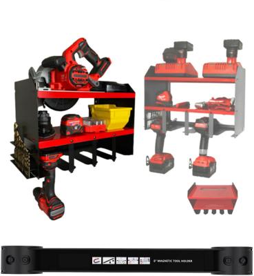 Cina Strumenti elettrici organizzatore metallo scaffale di stoccaggio per trapano senza fili con portautensili magnetici in vendita
