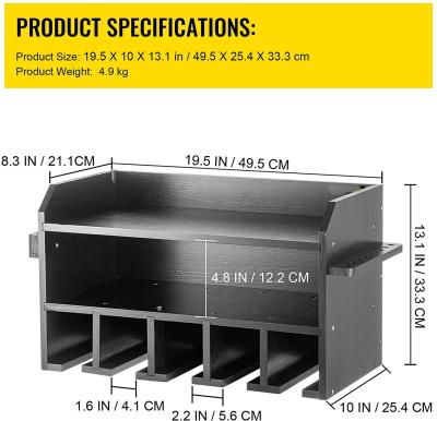 Cina Garage strumento elettrico senza fili pegboard organizzatore gancio con 2 scaffale senza fili per l' immagazzinamento in vendita