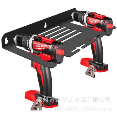 Cina Organizzatore di utensili elettrici montato a parete con 5 slot per fori appesi e 2 scaffali per lo stoccaggio dei trapano senza fili in vendita
