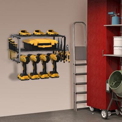 Cina Organizzatore di attrezzi da garage e scaffale di stoccaggio per apparecchiature per trivellazioni senza fili inclusi in vendita