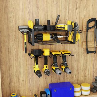 中国 この壁に装着されたドリルストレージラックであなたの手持ちの電動工具を位置に保つ 販売のため