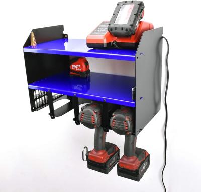 China Carbon Steel Wall Control Drill Holder De ideale oplossing voor het opslaan van uw gereedschappen Te koop