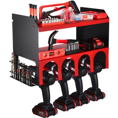 Cina Organizzatore utensili elettrici Quattro strati di tessuto tipo garage Organizzatori utensili pegboard senza fili in vendita