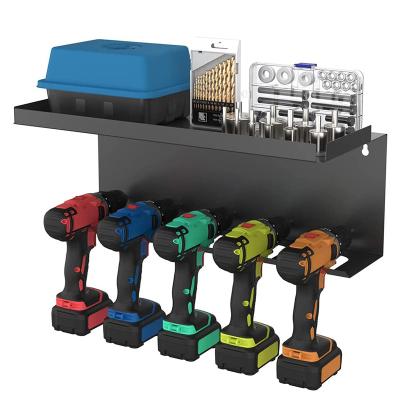 Cina Scaffale per utensili galleggianti per utensili pesanti Organizzatore di stoccaggio per utensili elettrici metallici Porta-muro in vendita