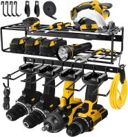 China Garage Handheld Power Tool Organizer with Bolt Inserting Type in Rectangle Shape for sale