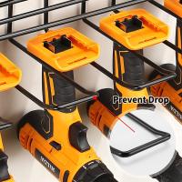 China Rectangle Wall Mounted Tool Storage Rack for Garage Organization and Space Saving for sale