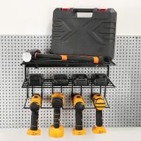 China Rectangle Wall Mounted Tool Storage Rack for Garage Organization and Space Saving for sale