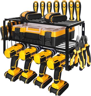 Cina Organizzatore di utensili elettrici Portatore di trapano montato a parete per la classificazione dei rack non pieghevoli in vendita