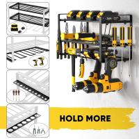 China Power Tool Organizer Wall Mount Drill Holder for Non-folding Rack Classification for sale
