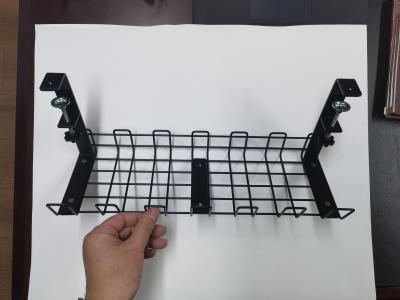 Cina Organizzazione del cavo senza sforzo regolabile sotto il tavolo Cable Channel Raceway Channel Kit in vendita