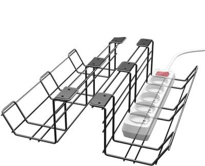 Cina Organizzazione del cavo senza sforzo regolabile sotto il tavolo Cable Channel Raceway Channel Kit in vendita