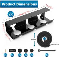 China Home/Office Electric Wire Organizer Tray Streamlined Cable Organization Solution for sale