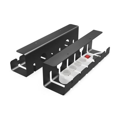 Cina Cable Management Tray per Home Office Computer Desk No Drill/Drill PC Cord Organizer in vendita