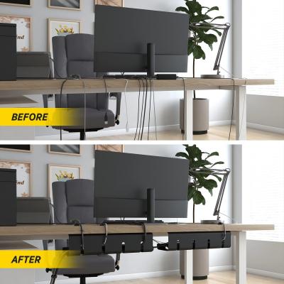 Cina Cable Type Hook Duct Desk Il must-have per un'organizzazione di cavi ordinata 1 mm di spessore in vendita