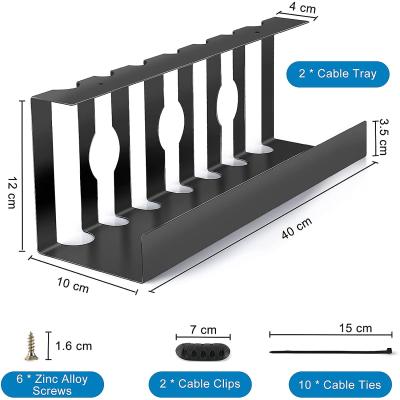 Cina Cable Type Hook Duct Desk Il must-have per un'organizzazione di cavi ordinata 1 mm di spessore in vendita
