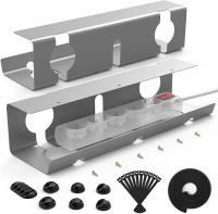 China Under Desk Cable Management Tray Wall and Ceiling Mounting for Easy Cable Organization for sale