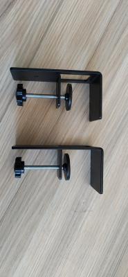 Cina 430x100x100mm Cable Management Tray organizzatore d'argento robusto acciaio nero per ufficio in vendita
