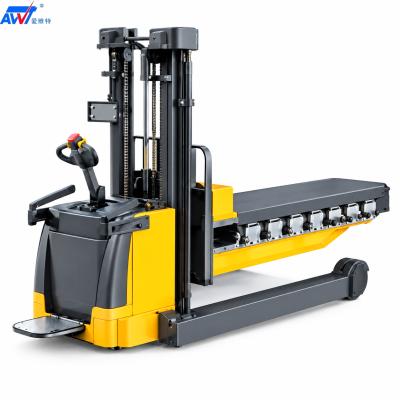 China Energy Storage Pack Stacking Forklift AGV With 1000kg Rated Load Versatile Handling And Active Safety Protection for sale
