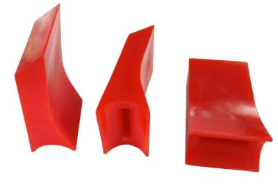 China High Strength PU Scraper 60 - 90A Hardness Polyurethane Conveyor Belt Cleaner for sale