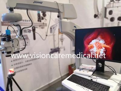 China FDA Marked Ophthalmic Surgical Microscope for Retinal Vitreous Surgery with Live Video System for sale