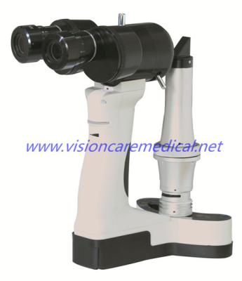 China FDA Marked Ophthalmic Portable Slit Lamp Microscope by Toggle Eyepieces Change for sale