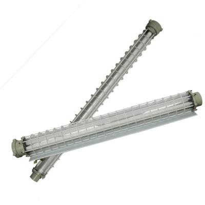 China Safety Class II Explosion Proof Fluorescent Light 600mm/1200mm Length Corrosion Resistant 1/2/3 Tubes Cable for sale