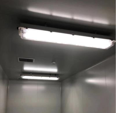 中国 100lm/w 効率 2*36w ダブルチューブ 爆発防止 LED線形ライト 工業用 販売のため