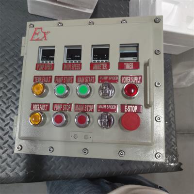China ATEX CNEX rated Ex d Flameproof Panel Box Enclosure IP66 WF2 for Hazardous area with Customized Cable Entry 295Vac for sale