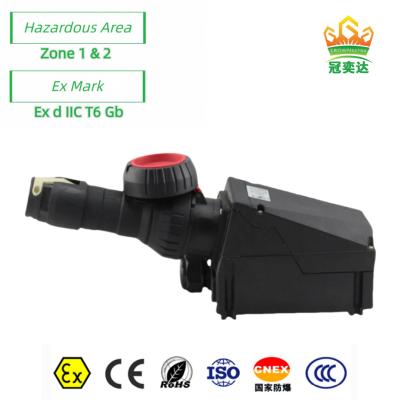 China Rugged Explosion Proof Socket With Brass Contact For Industry Zone for sale