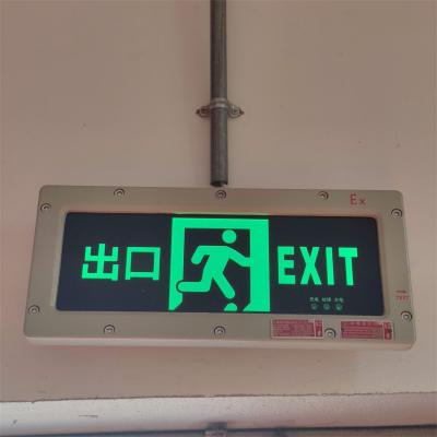 China Industrial Grade Explosion Proof Twin Spot Emergency Light With Exit Sign Remote Control Flameproof Design for sale