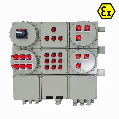 Chine Exd e Stations de contrôle protégées contre les explosions ATEX IP66 Aluminium de qualité marine Conçu sur mesure pour les zones dangereuses 225A à vendre