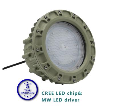 China Luz LED a prueba de explosión con brida de aleación de aluminio para el techo de la zona peligrosa en venta