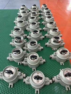China Interruptor a prueba de explosión montado en superficie con corriente de aluminio de grado marino 10A en venta