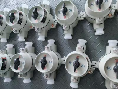 China Interruptor a prueba de explosión de superficie 10A con protección de entrada de cable G3/4 IP66 Ex Db IIC en venta