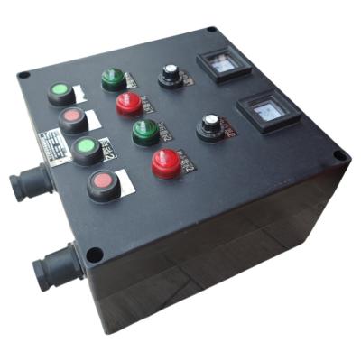 Cina Stazione di controllo a prova di esplosione 220V ATEX omologata GRP Anti-corruzione IP66 WF2 Montaggio verticale sospeso per l'ambiente pericoloso Zona1 Zona2 in vendita