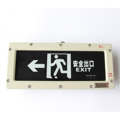 China Explosion Proof Exit Sign 3W 220VAC for Zone 1 2 21 22 Hazardous Areas for sale